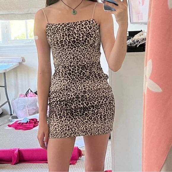 Urban Outfitters | Dresses | Cheetah Mini Dress | Poshmark